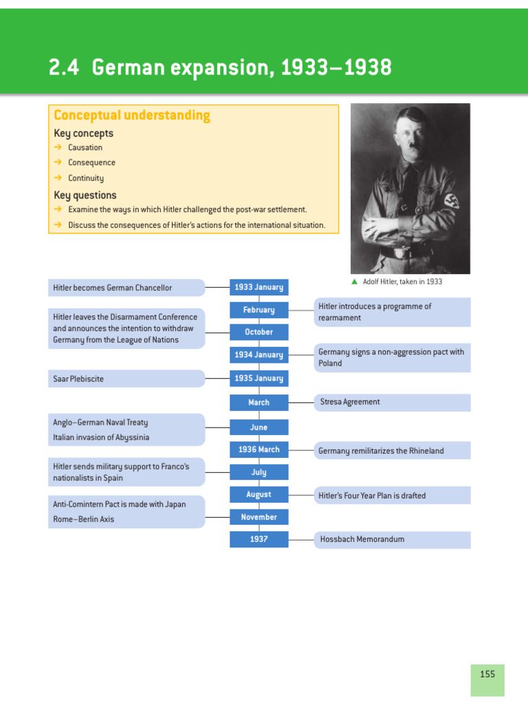 Expansión de Alemania, 1933-1938. | PDF | Adolf Hitler | Nazi Germany