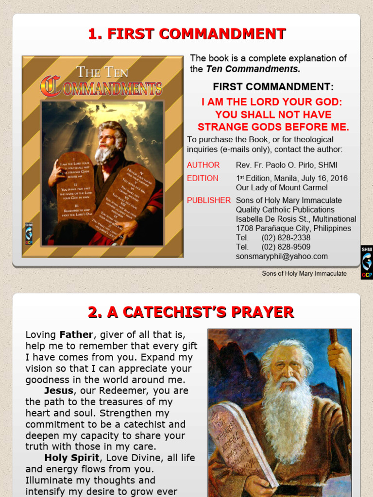 Understanding the First Commandment | PDF