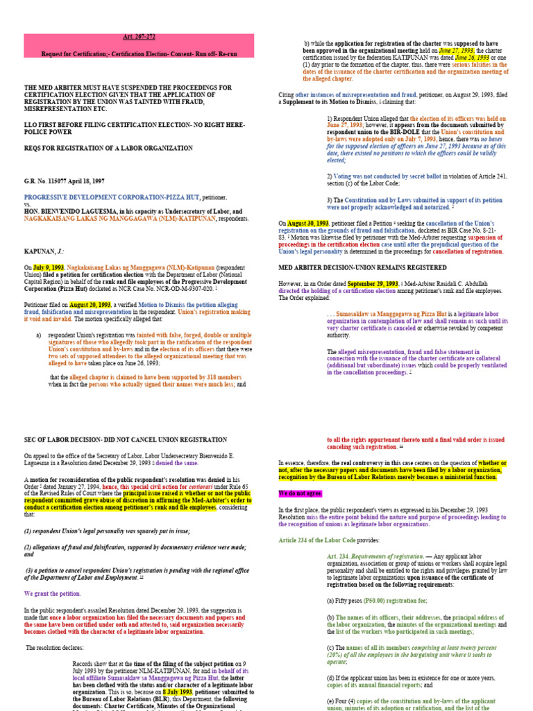 2023 Labor Cases | PDF