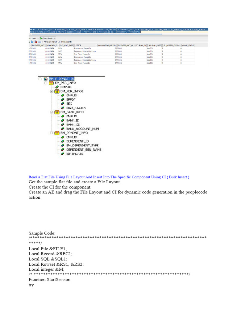 Read A Flat File Using File Layout and Insert Into The Specific Component Using CI | PDF