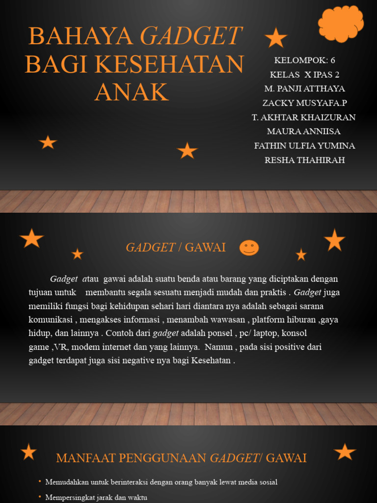 Bahaya Gadget Bagi Kesehatan Anak | PDF