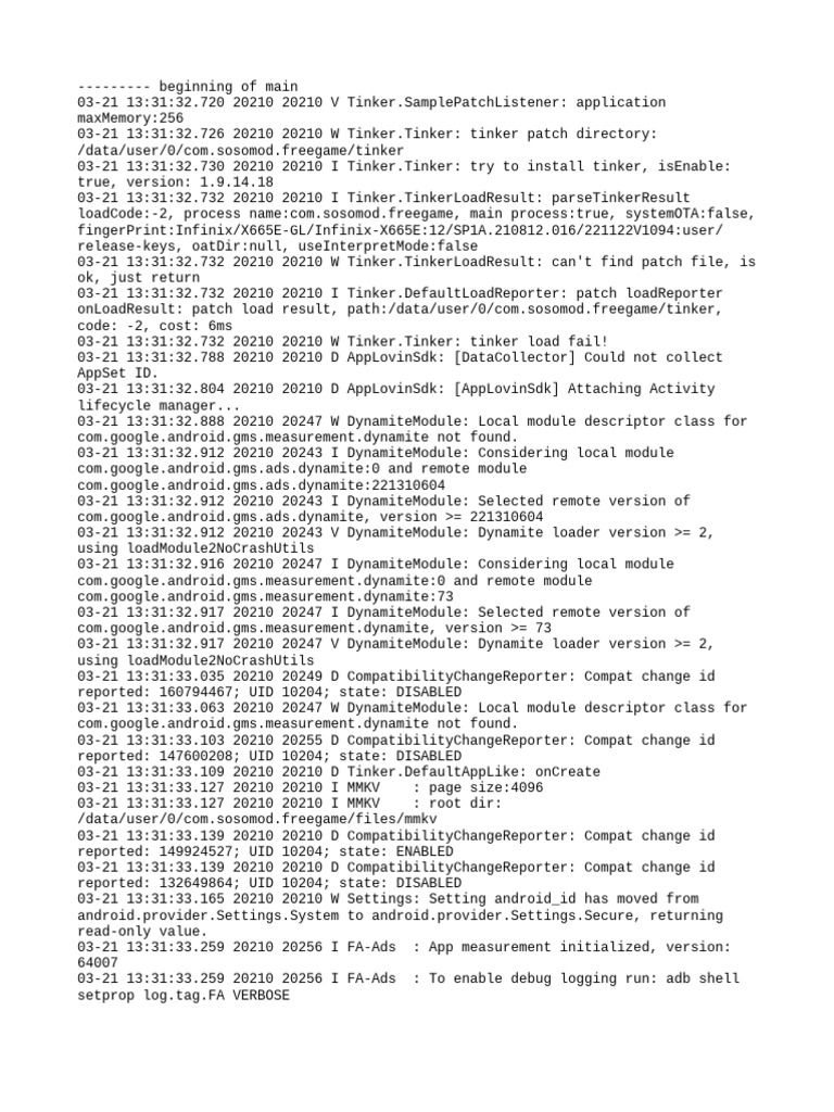 Tinker Patch Installation Log | PDF | Computers
