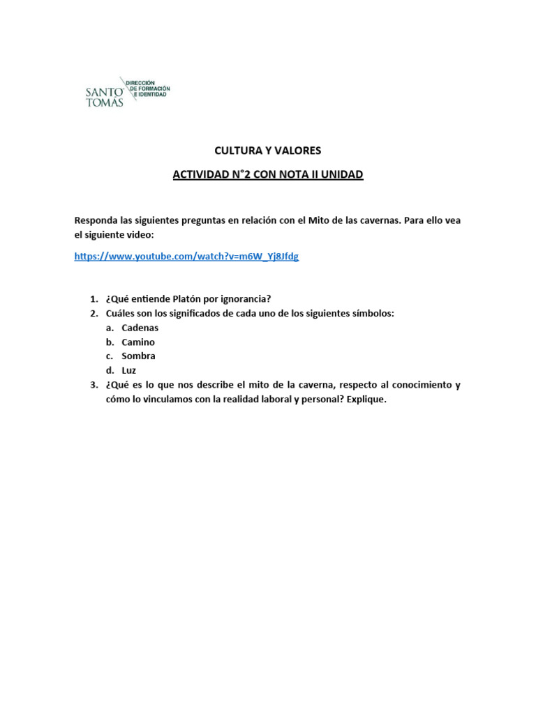 Actividad 2 de La Segunda Unidad | PDF