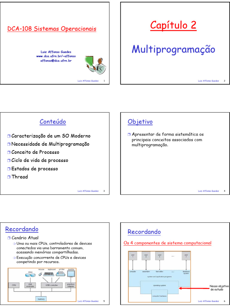 Apostila Da Aula 03 - Multiprogramação | PDF