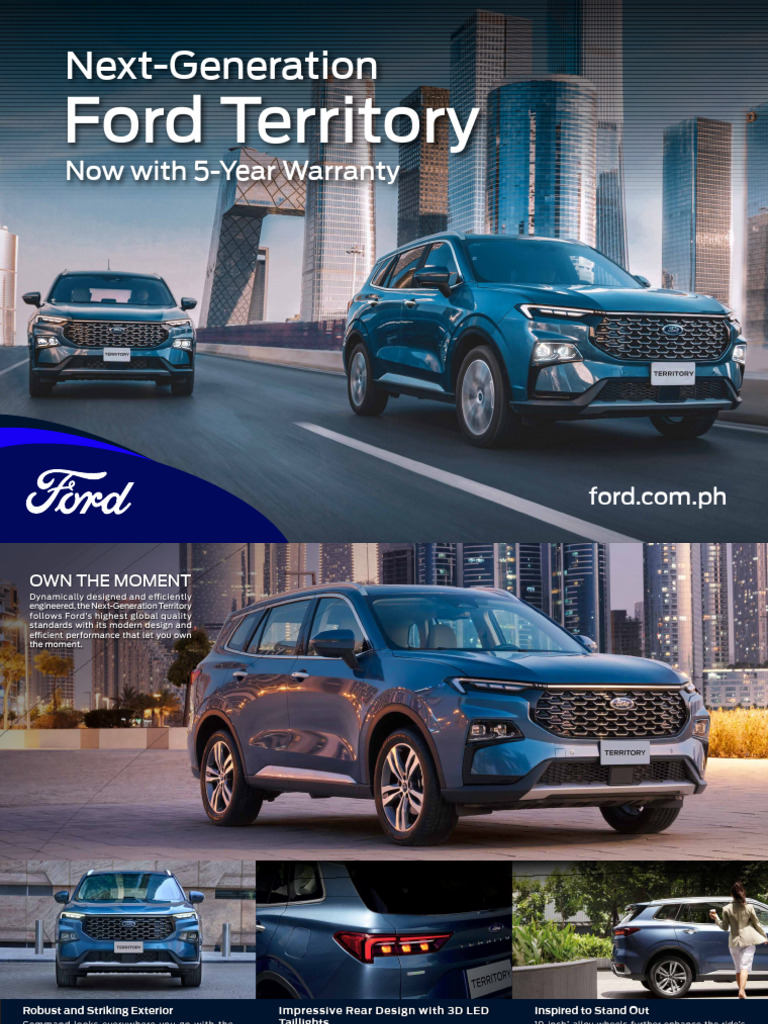 Next Gen Ford Territory Digital Brochure | PDF | Seat Belt | Car