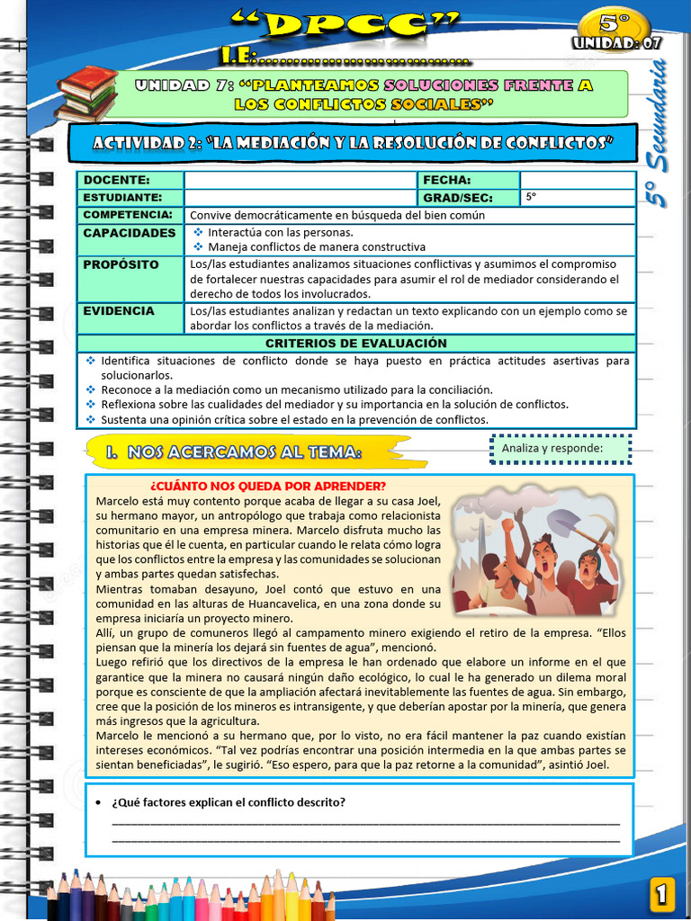 5° DPCC - Actv.02-Unid.7 2023 | PDF