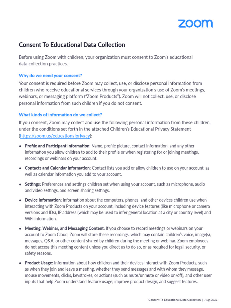 Educational Data Collection Practices | PDF