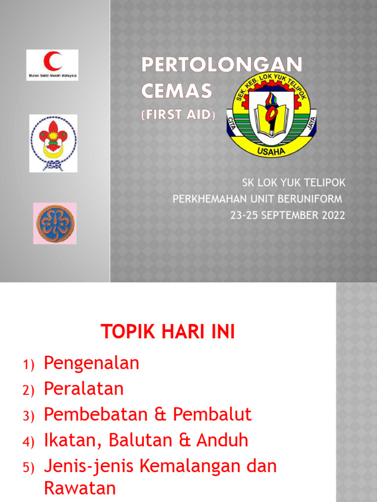 Panduan Pertolongan Cemas | PDF | Kesehatan Holistik | Gaya Hidup