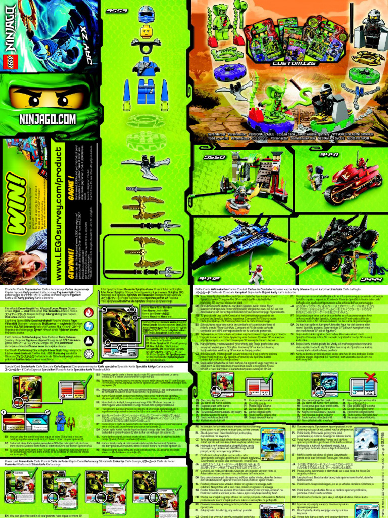 Lego Set 9553 Ninjago Jay ZX | PDF