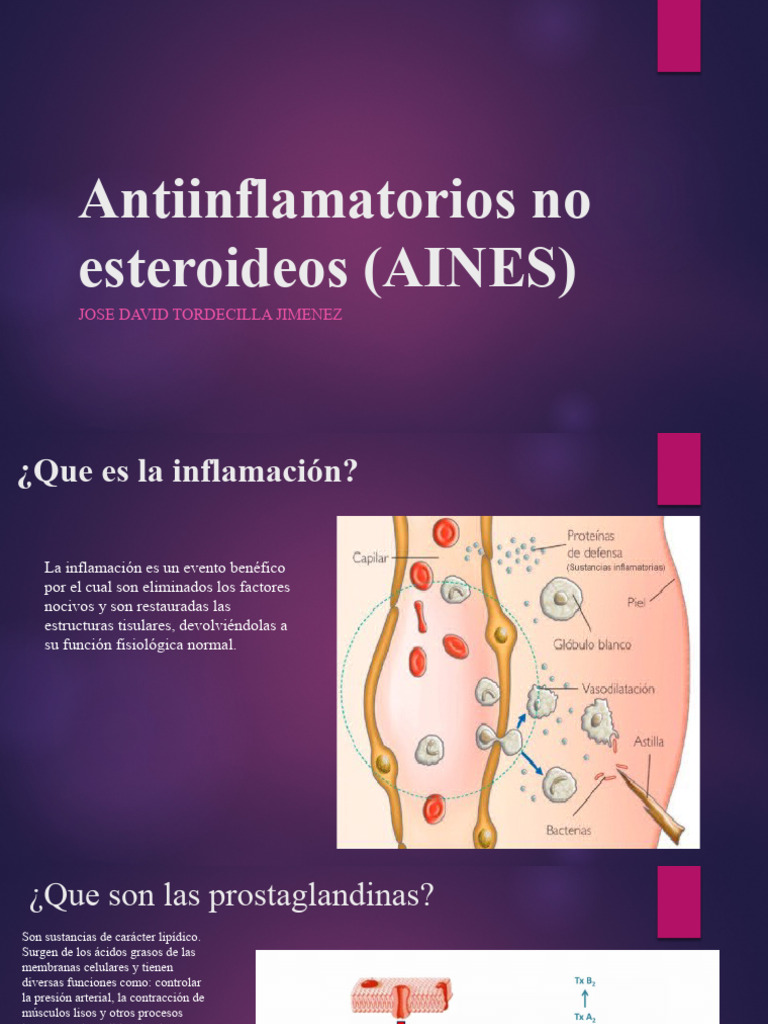 Antiinflamatorios No Esteroideos (AINES) | PDF