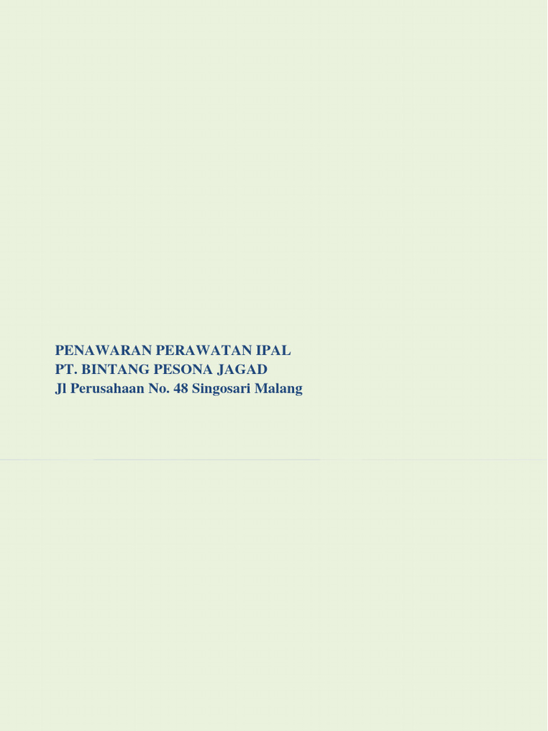 PERAWATAN | PDF