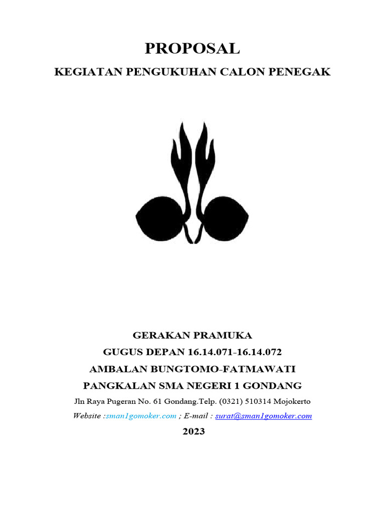Proposal PERSAMI V | PDF | Perjalanan
