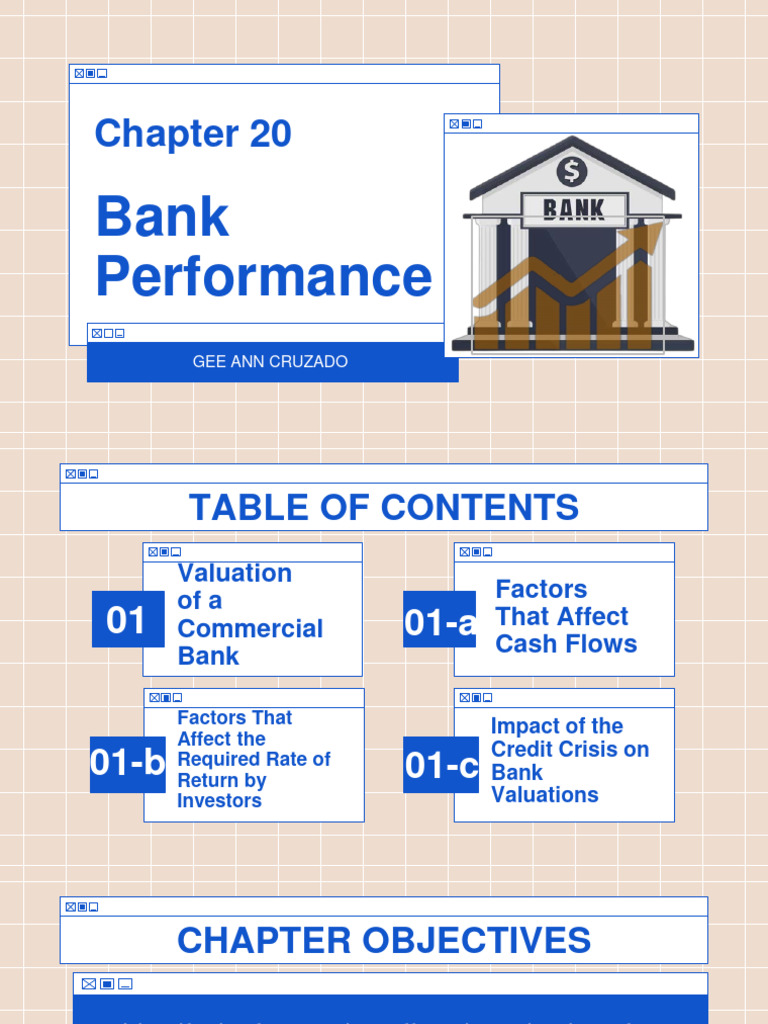 Chapter 20 BANK PERFORMANCE - Part 1 | PDF