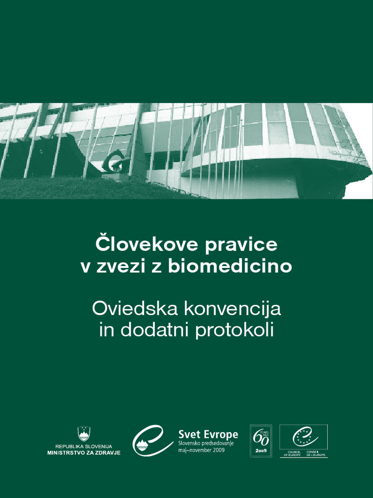 Oviedska Konvencija in Protokoli MZ | PDF