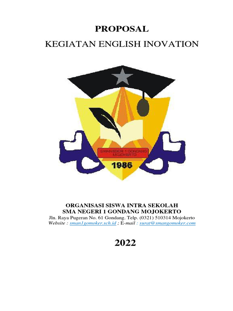 Proposal English Inovation 2022 Final | PDF