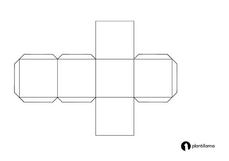 Plantilla para Hacer Un Cubo de 5x5 Compressed | PDF