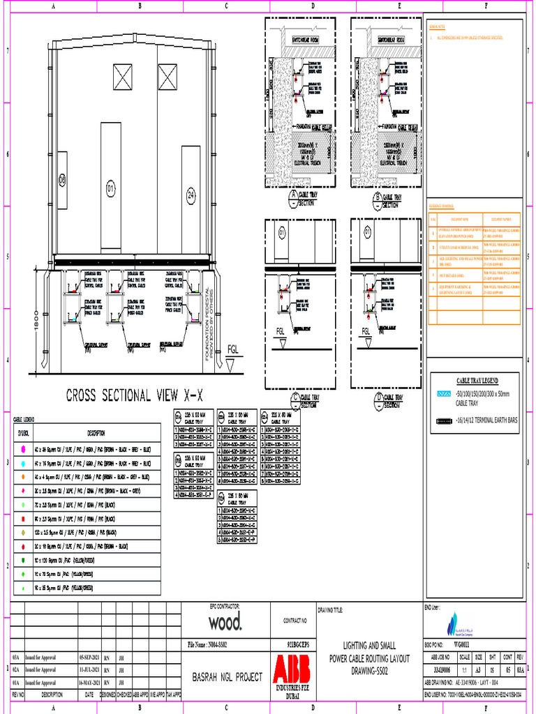 Lighting and Small Power Cable Routing Layout Drawing-Ss02 | PDF