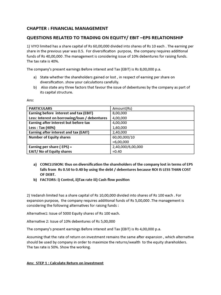 Financial Management | PDF