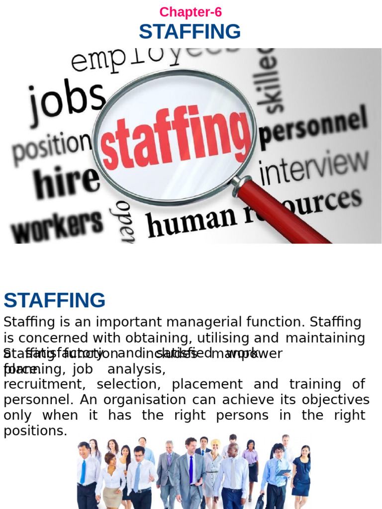 Chap 6 - Staffing | PDF