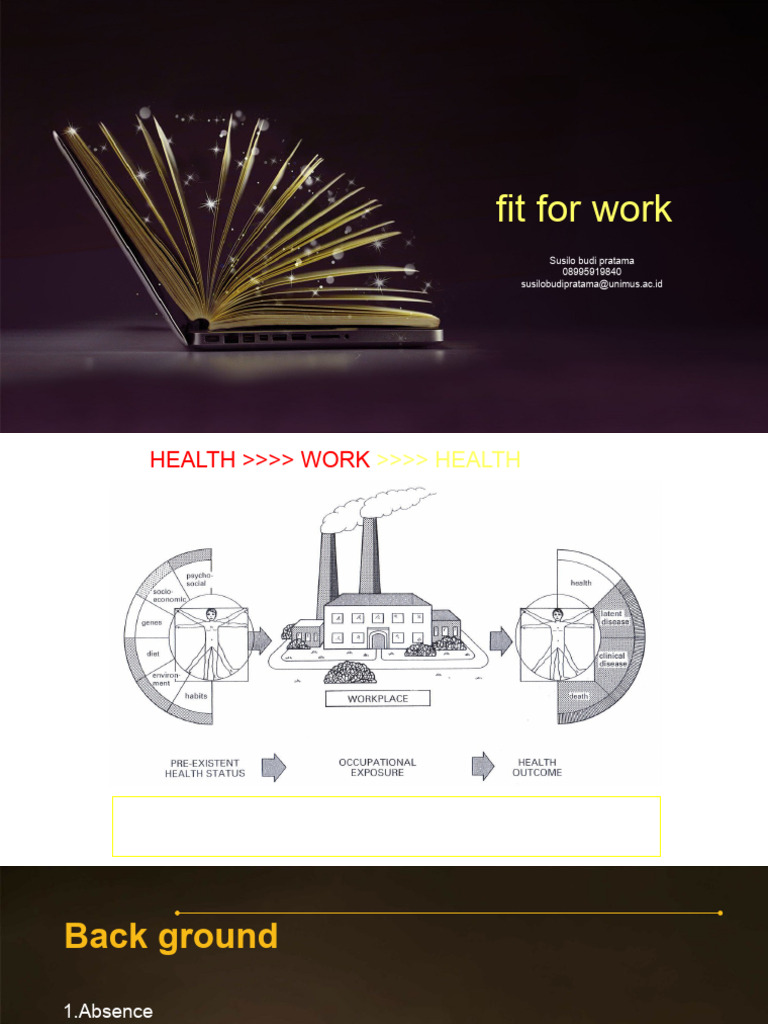 Fit To Work | PDF