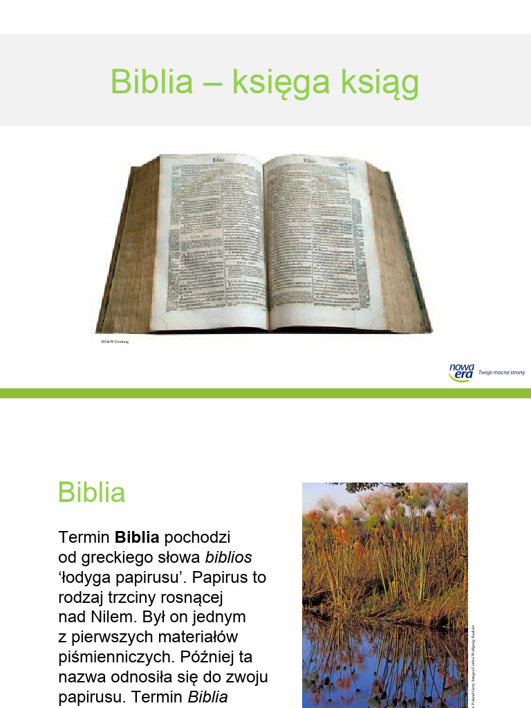Prezentacja Biblia Ksiega Ksiag | PDF