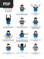 Umpire Hand Signals | PDF