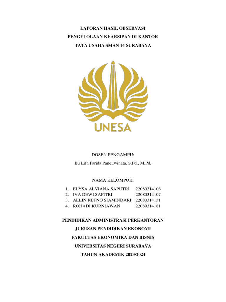 Kel.4 Pengelolaan Arsip | PDF