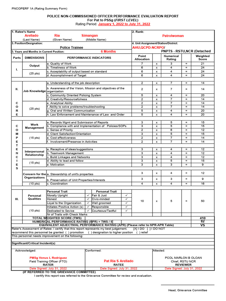 Sample Iper For Napnco Front Page 1 | PDF | Business | Behavioural Sciences