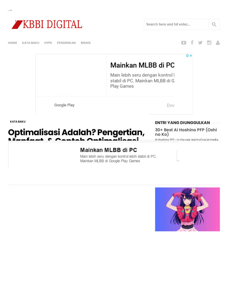 Optimalisasi Adalah - Pengertian, Manfaat, & Contoh Optimalisasi | PDF | Bisnis