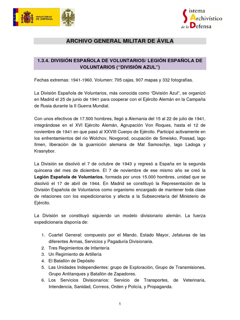 Documentación de la División Azul | PDF | Batallas | Militar