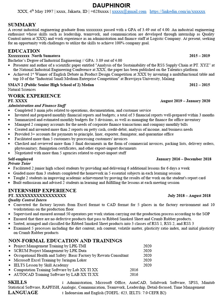 CV Polos ATS With Summary Score 93 | PDF