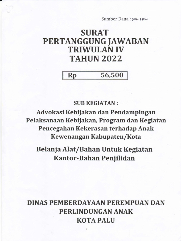 SPJ 56.500 Bahan Penjilidan | PDF