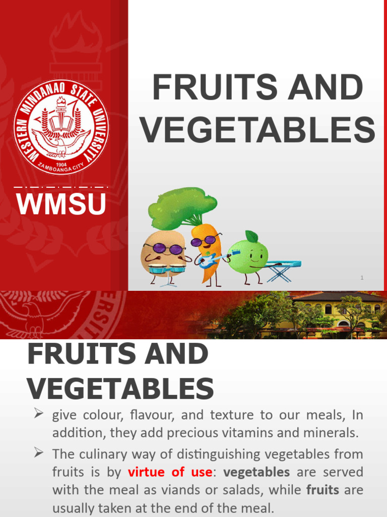 Understanding Fruits and Vegetables | PDF | Vegetables | Fruit