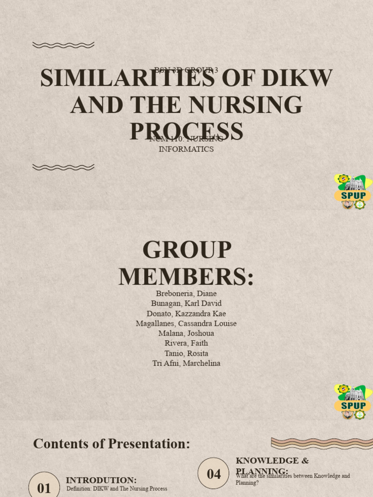 DIKW and Nursing Process Similarities | PDF | Career & Growth