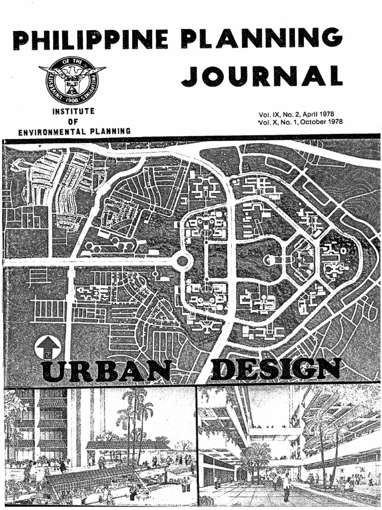 Philippine Planning Journal Urban Design | PDF
