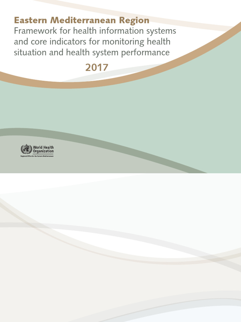 WHO-EMRO - Health Indicators 2017 - en | PDF
