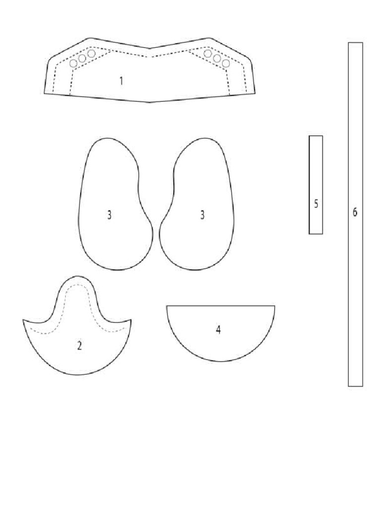 Printable Fondant Shoe Templates | PDF