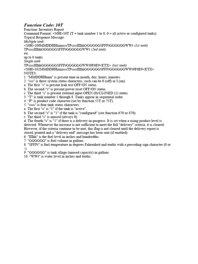 Omntec Protocol String Manual | PDF