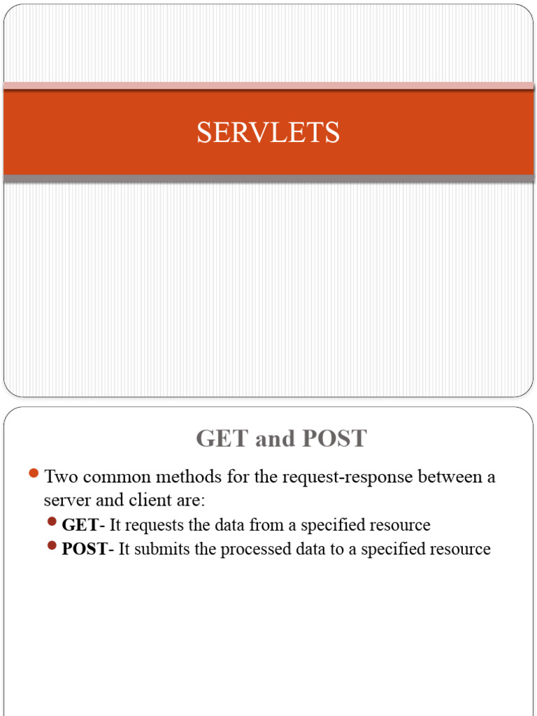 Servlet Unit IV | PDF Servlet Unit IV | PDF