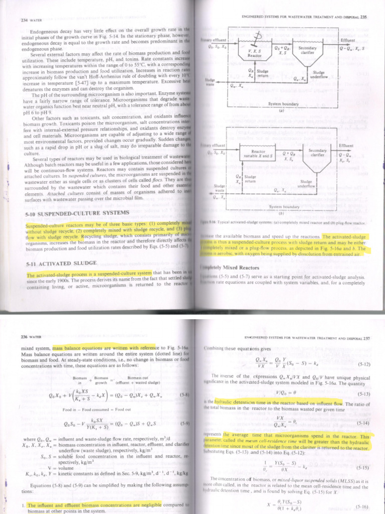 Activated Sludge Process | PDF