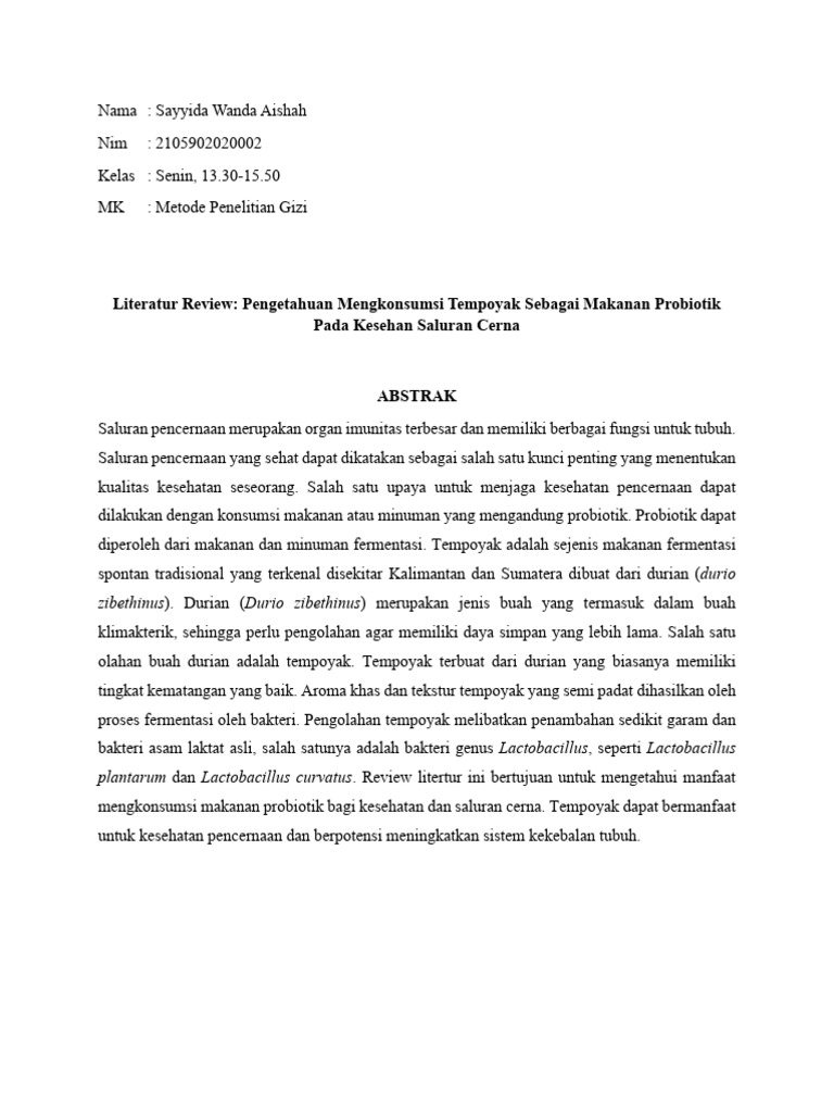 Metopen - Sayyida Wanda Aishah - Review Jurnal | PDF