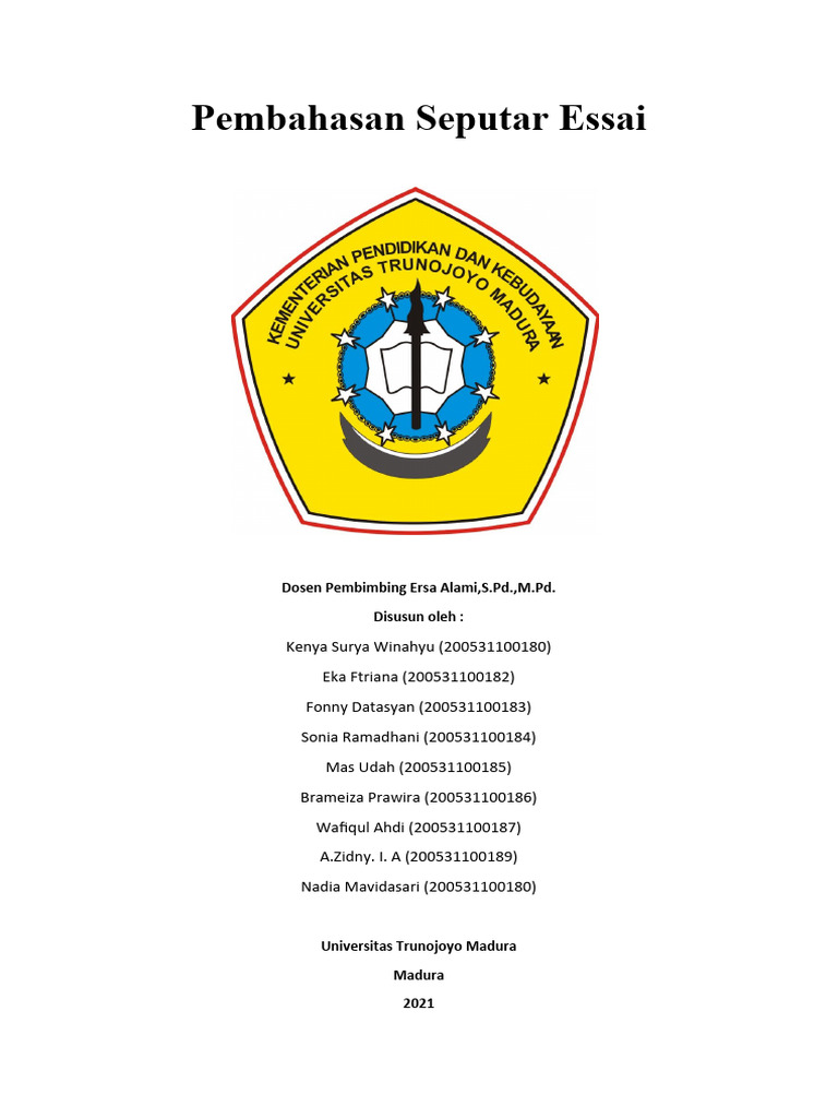 Makalah Esai Bi | PDF