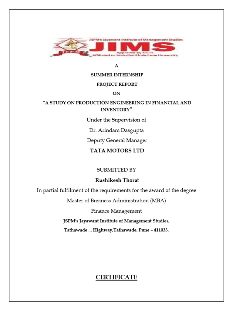 Rushikesh Project Report | PDF