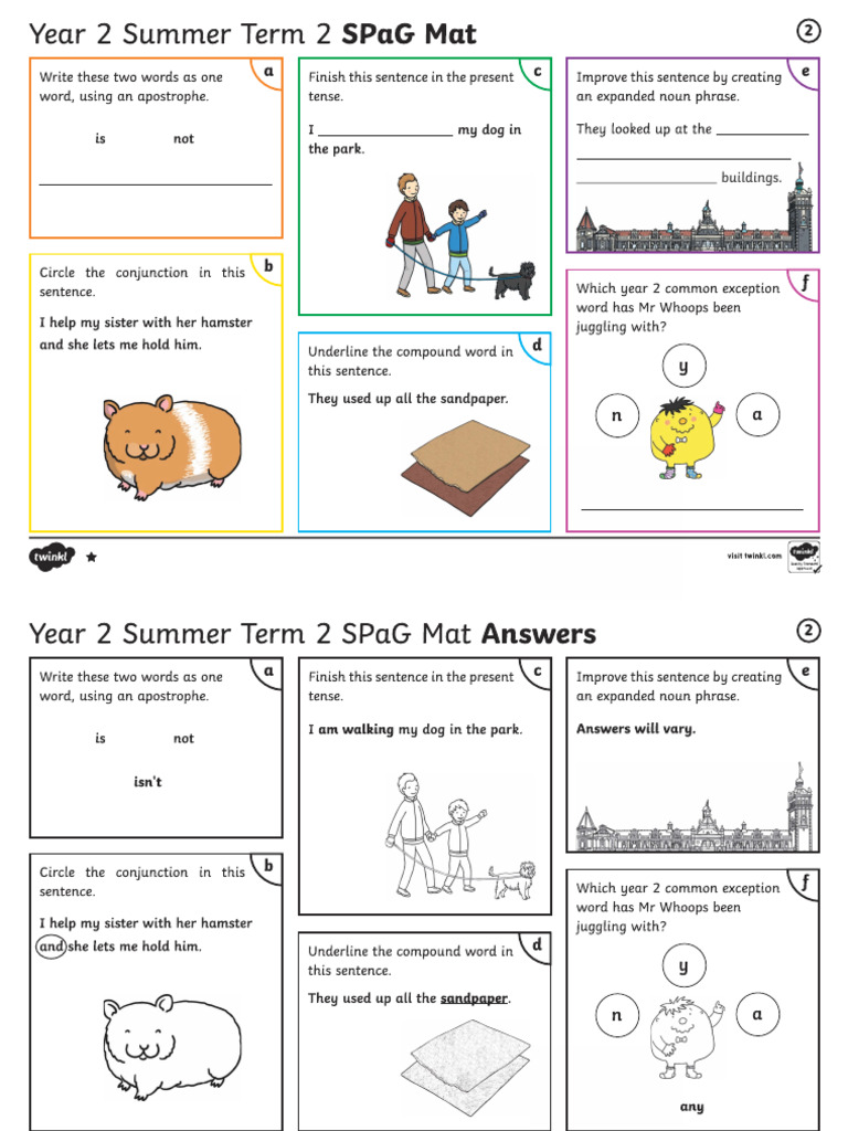 Year 2 Term 2 Mat 2 | PDF