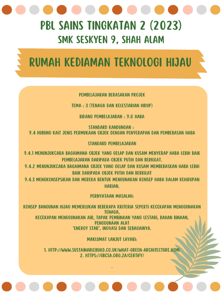 PBL Sains Tingkatan 2 2023 | PDF