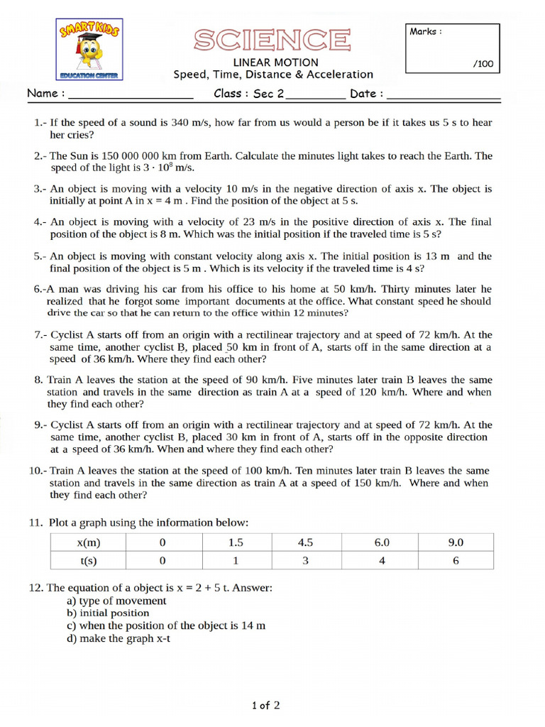 Test - Science - Sec 2 | PDF