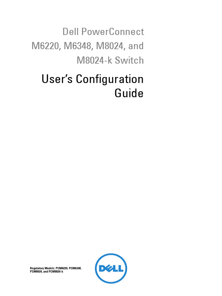Common Powerconnect-M6220 User's Guide En-Us | PDF | Radius ...