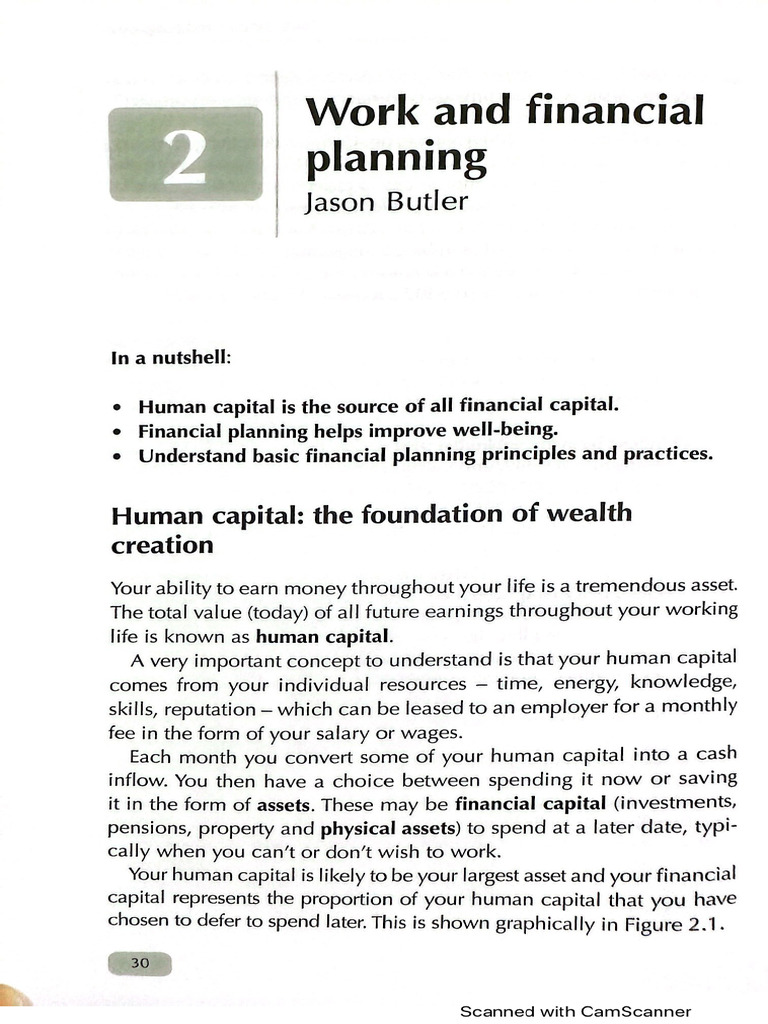 Chapter 2 Personal Finance Work and F 045546 | PDF