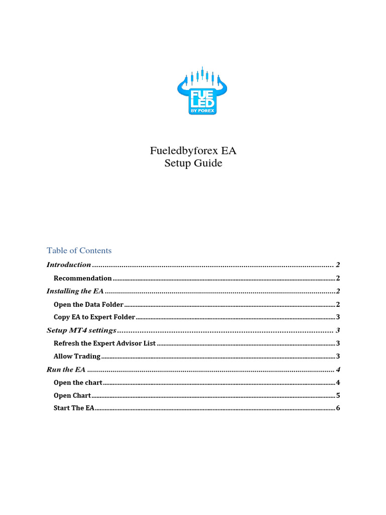 Fueledbyforex EA Installation Guide | PDF