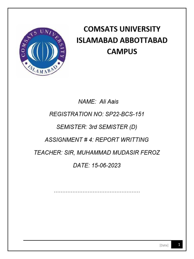 Report Writing Assignment 4 | PDF | Lighting | Learning